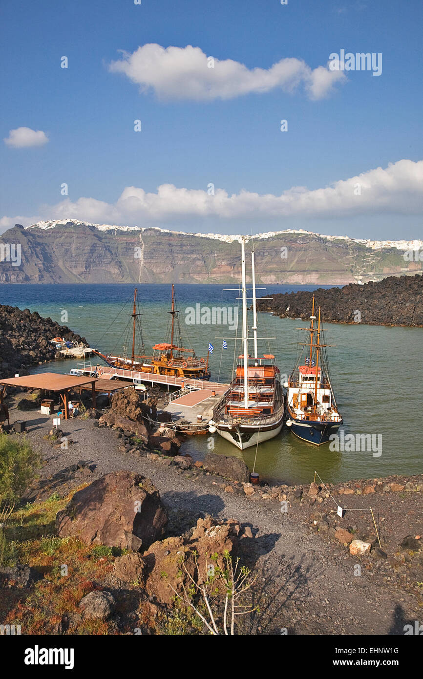 Thera volcano hi-res stock photography and images - Alamy