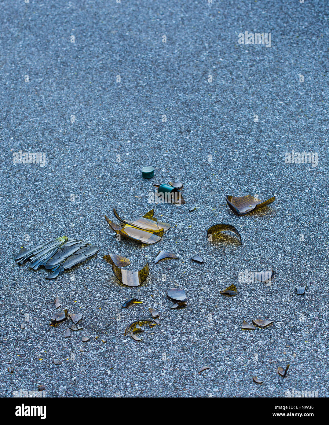 Empty beer bottle floor hi-res stock photography and images - Alamy