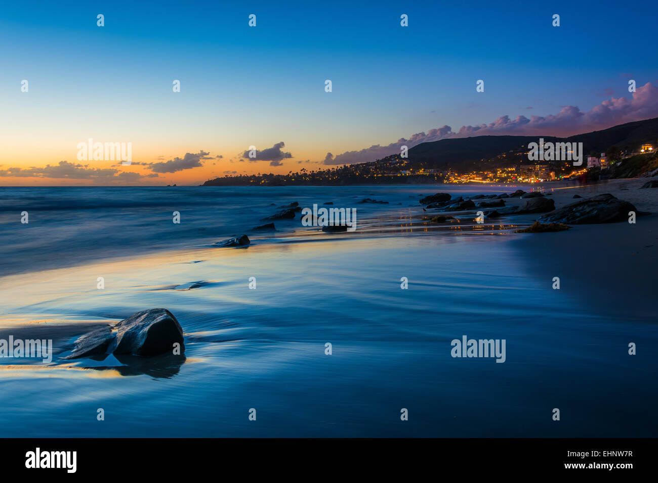 Sunset at laguna beach hi-res stock photography and images - Alamy