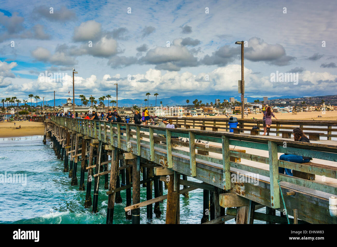 The Newport Pier, in Newport Beach, California Stock Photo - Alamy