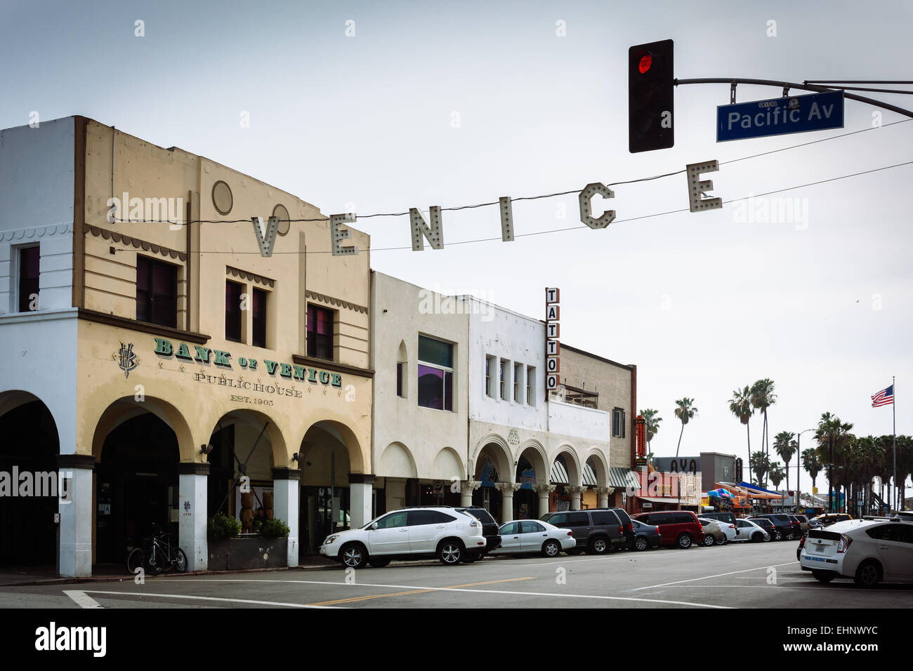 The Venice Sign, in Venice Beach, Los Angeles, California Stock Photo ...