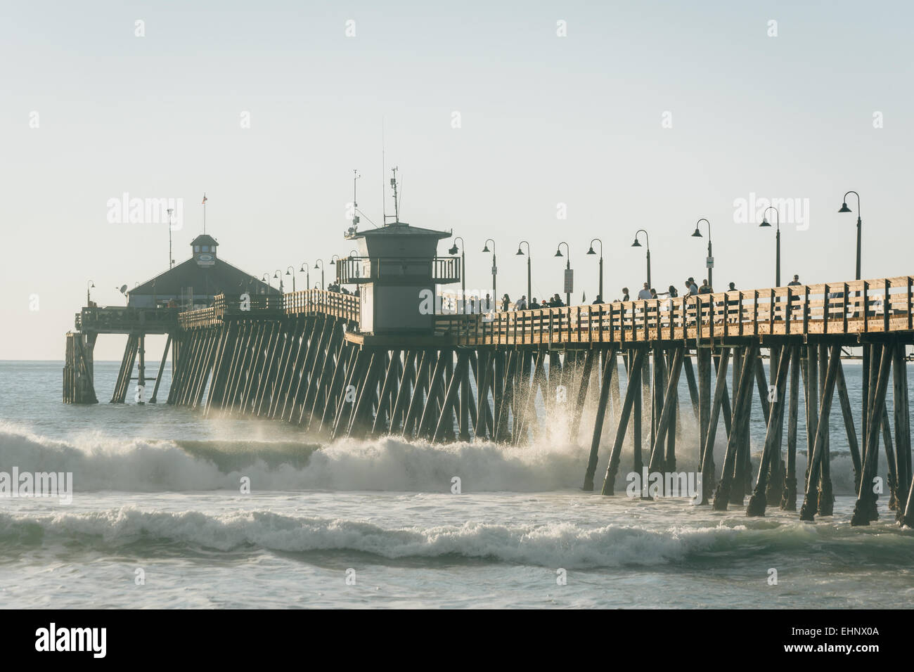 The fishing pier in Imperial Beach, California Stock Photo - Alamy