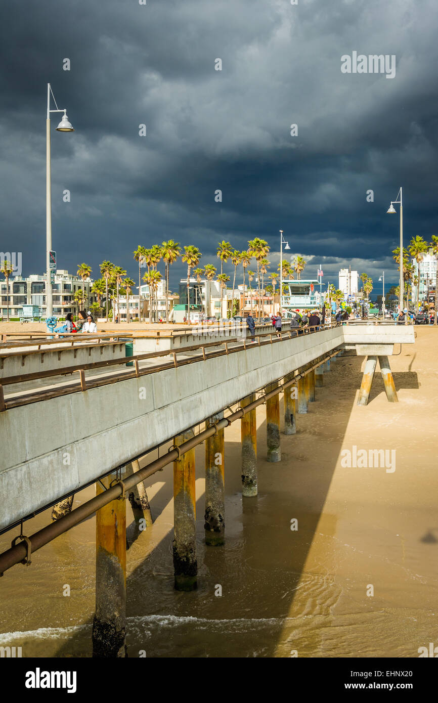 The pier in Venice Beach, Los Angeles, California Stock Photo - Alamy