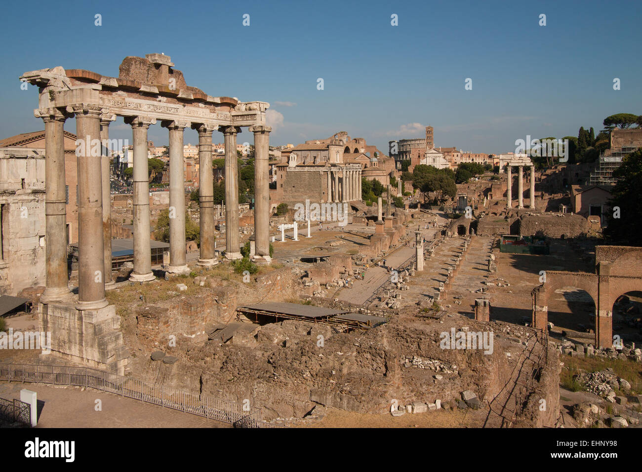 The Overlook View of the Roman Forum Stock Photo - Alamy