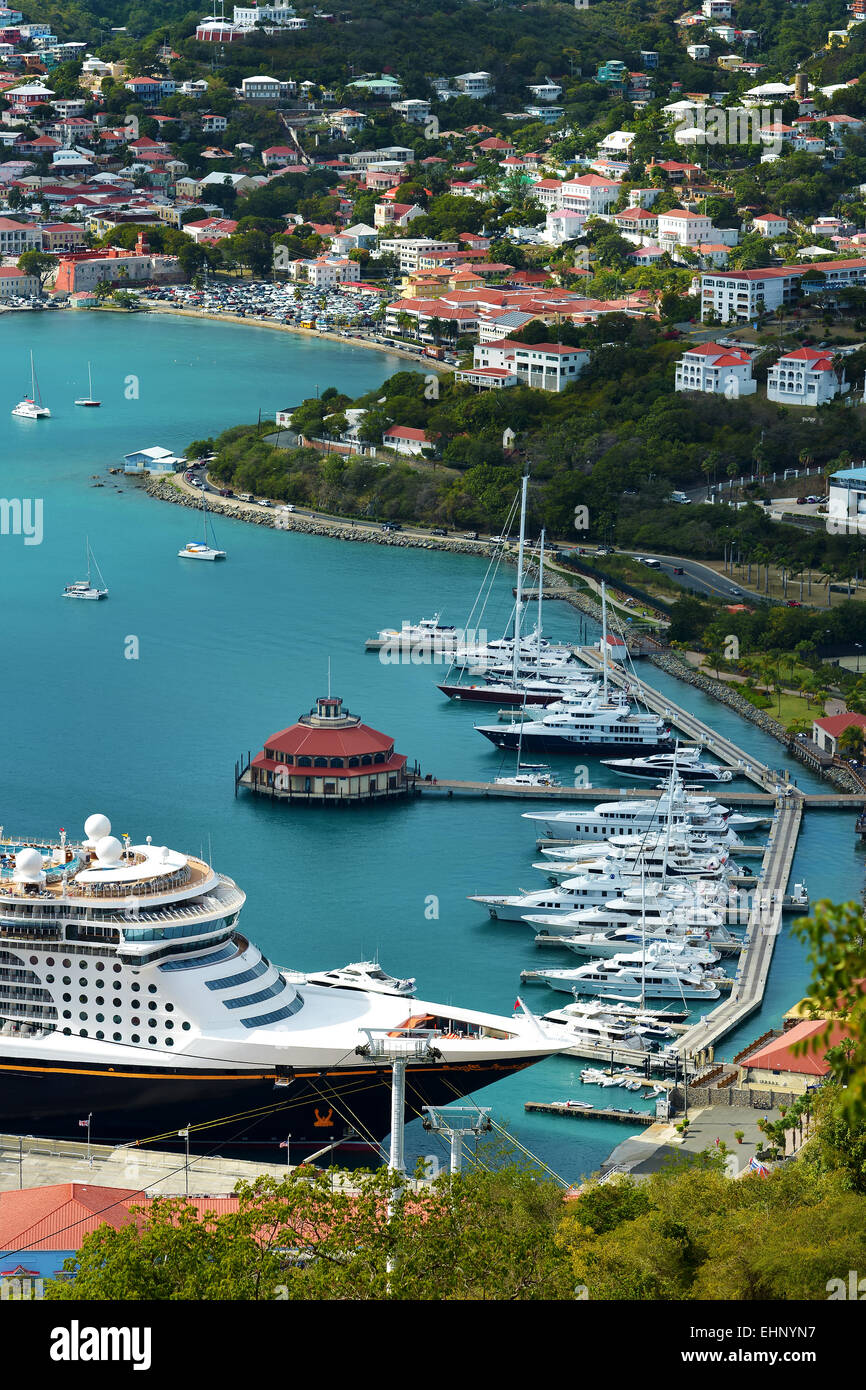 St. Thomas Yacht Harbor Stock Photo - Alamy