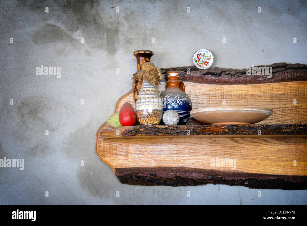 Rustic bottles on a shelf Stock Photo - Alamy