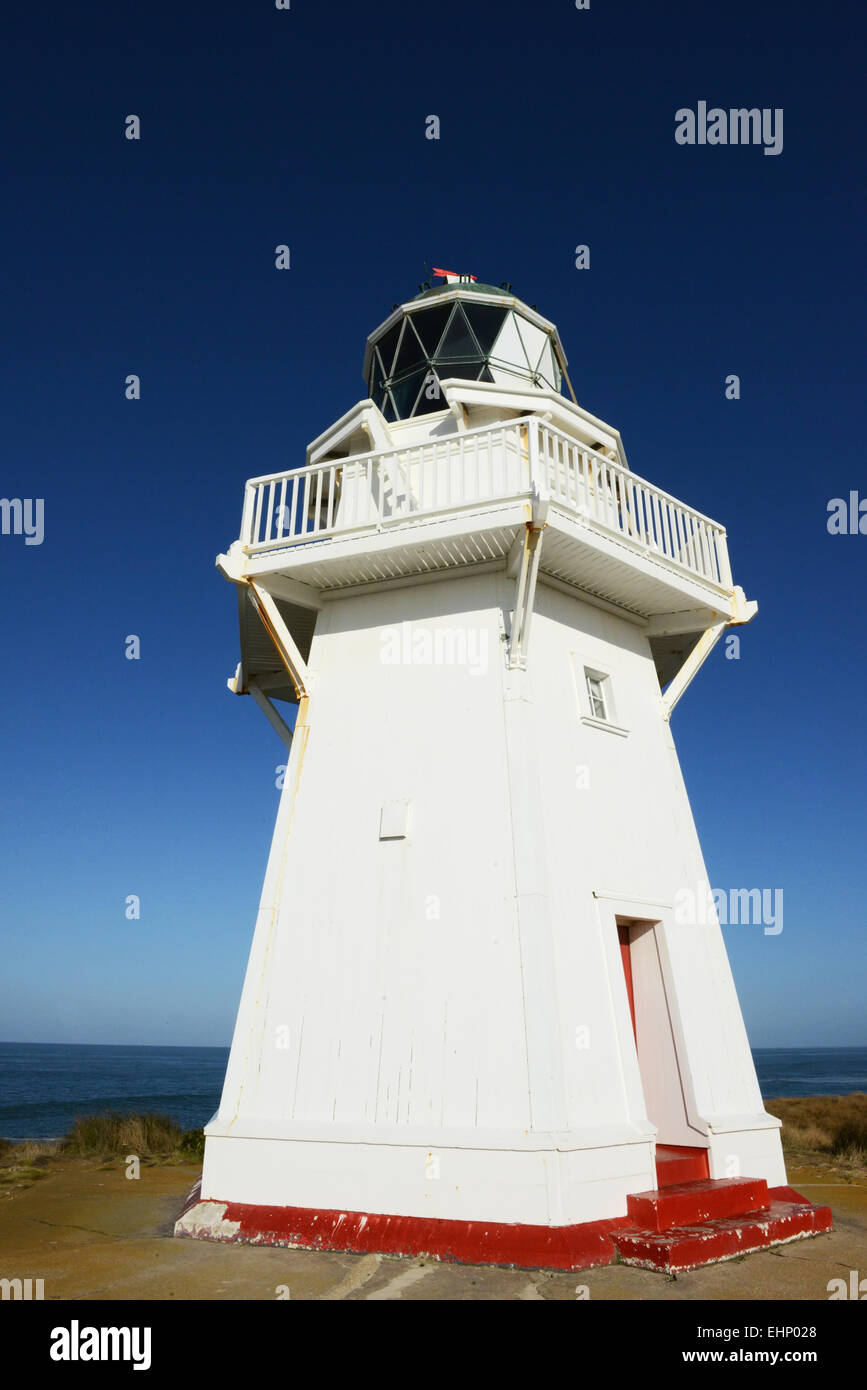 Waipapa Point Lighthouse, South Island, New Zealand Stock Photo - Alamy