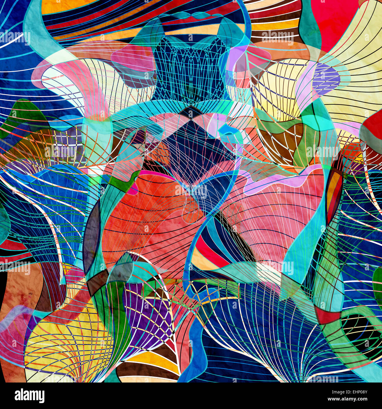 graphic a abstract background with different elements Stock Photo - Alamy