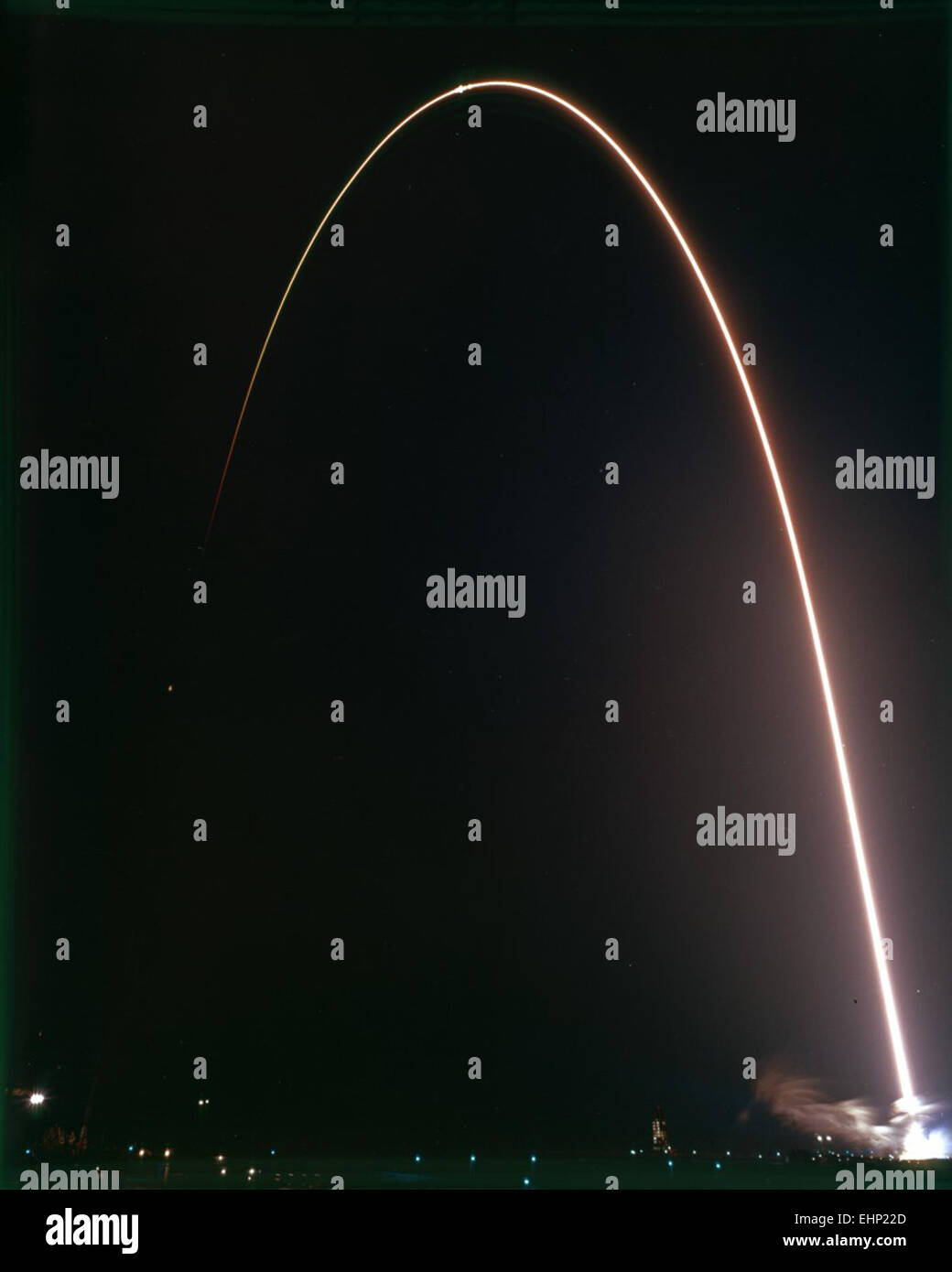 Atlas 5C Trajectory Streak--'Atlas Launches binder; Atlas 5C; 2-19-59 ...