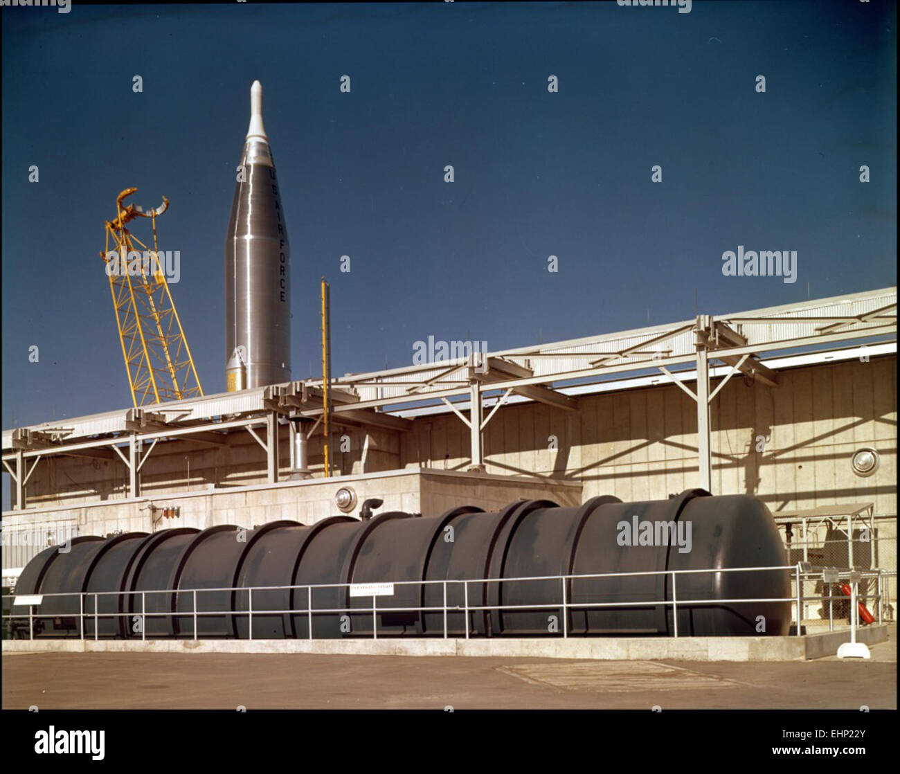 The Atlas 68D rocket sits on its launch pad before liftoff on December ...