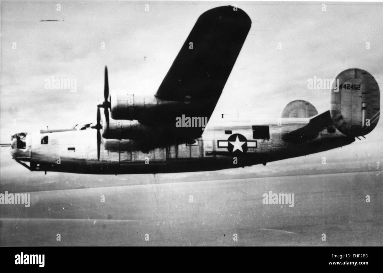 A photograph of a B-24M-35-CO Liberator, a long-range heavy bomber used ...