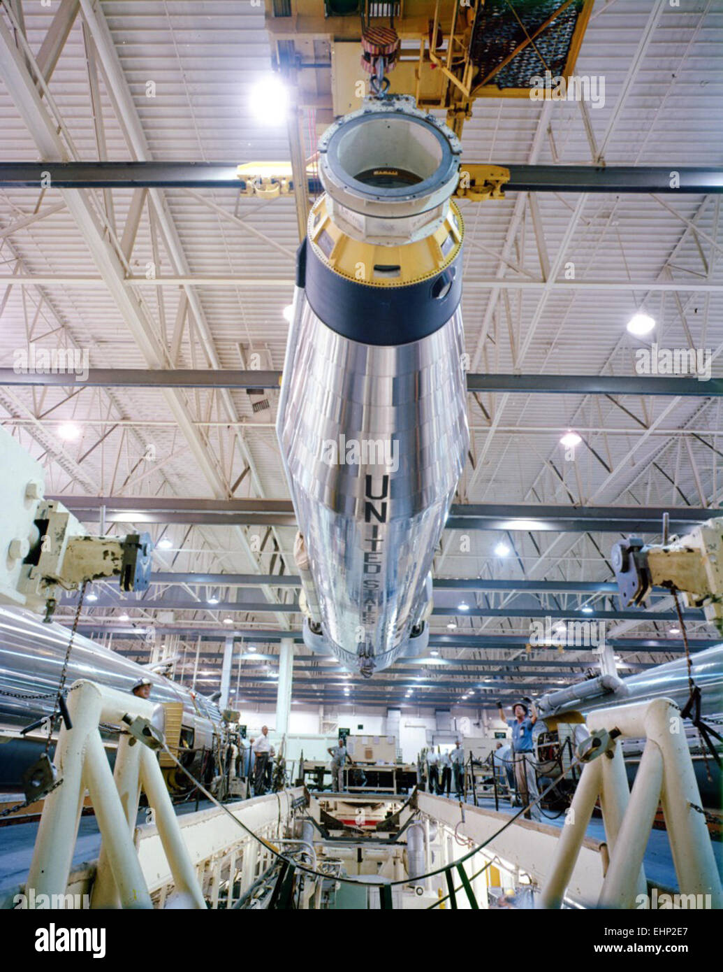 A photograph related to the Centaur Manufacturing process, possibly ...