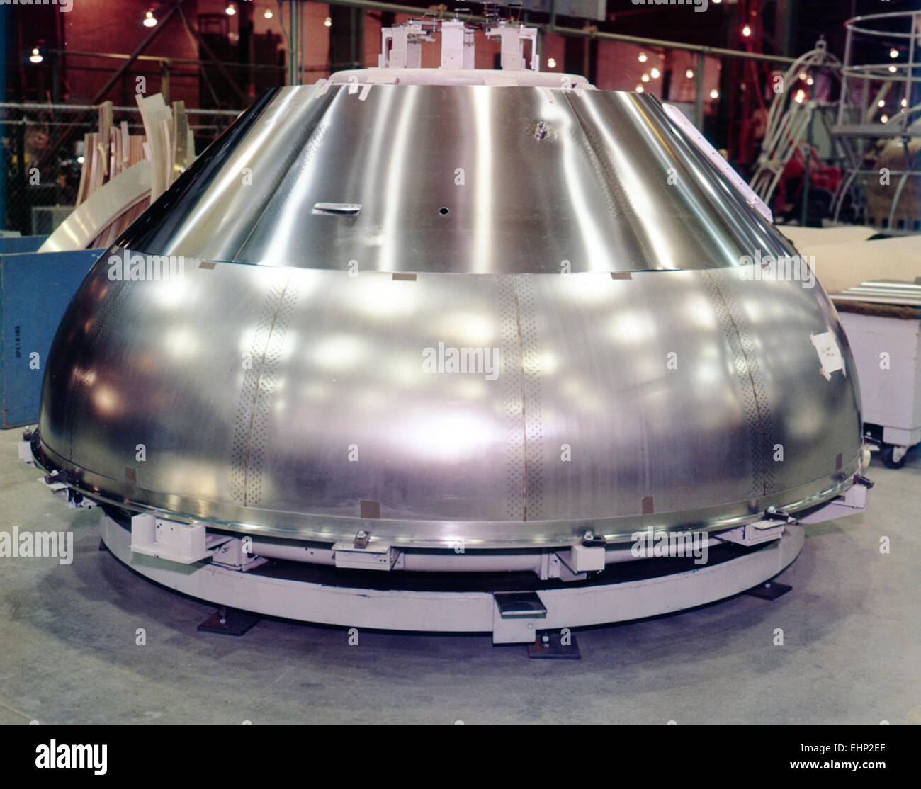 A photograph showing the construction of the Centaur tank, with a focus ...
