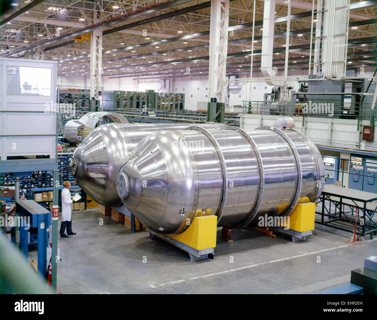 A photograph of Centaur tank construction, taken on July 27, 1959. The ...