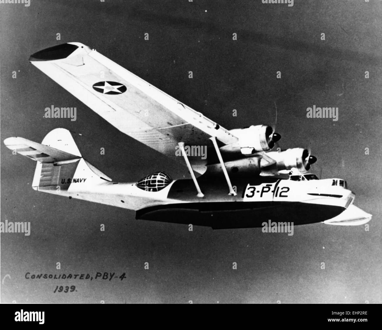 A photograph of a Consolidated PBY-4 Catalina, belonging to VP-13 ...