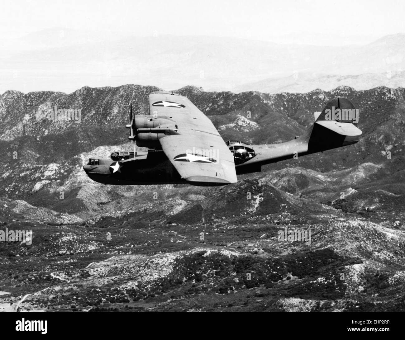 A photograph of the Consolidated PBY-5, a World War II amphibious ...