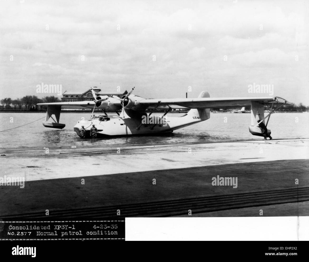 The Consolidated XP3Y-1 Catalina, serial number 9459, as seen at NAS ...