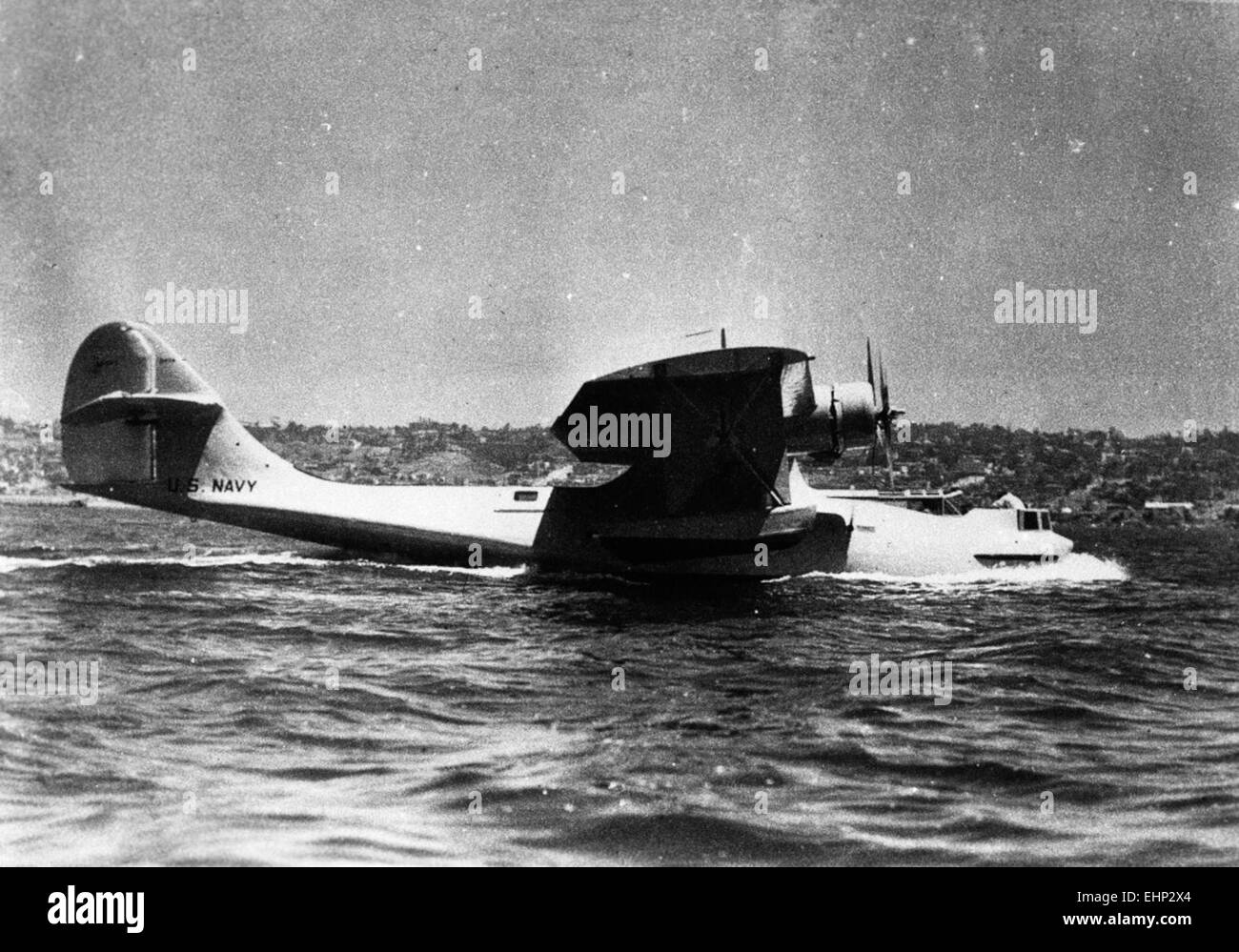 A photograph of the Consolidated XP3Y-1, a seaplane used by the U.S ...