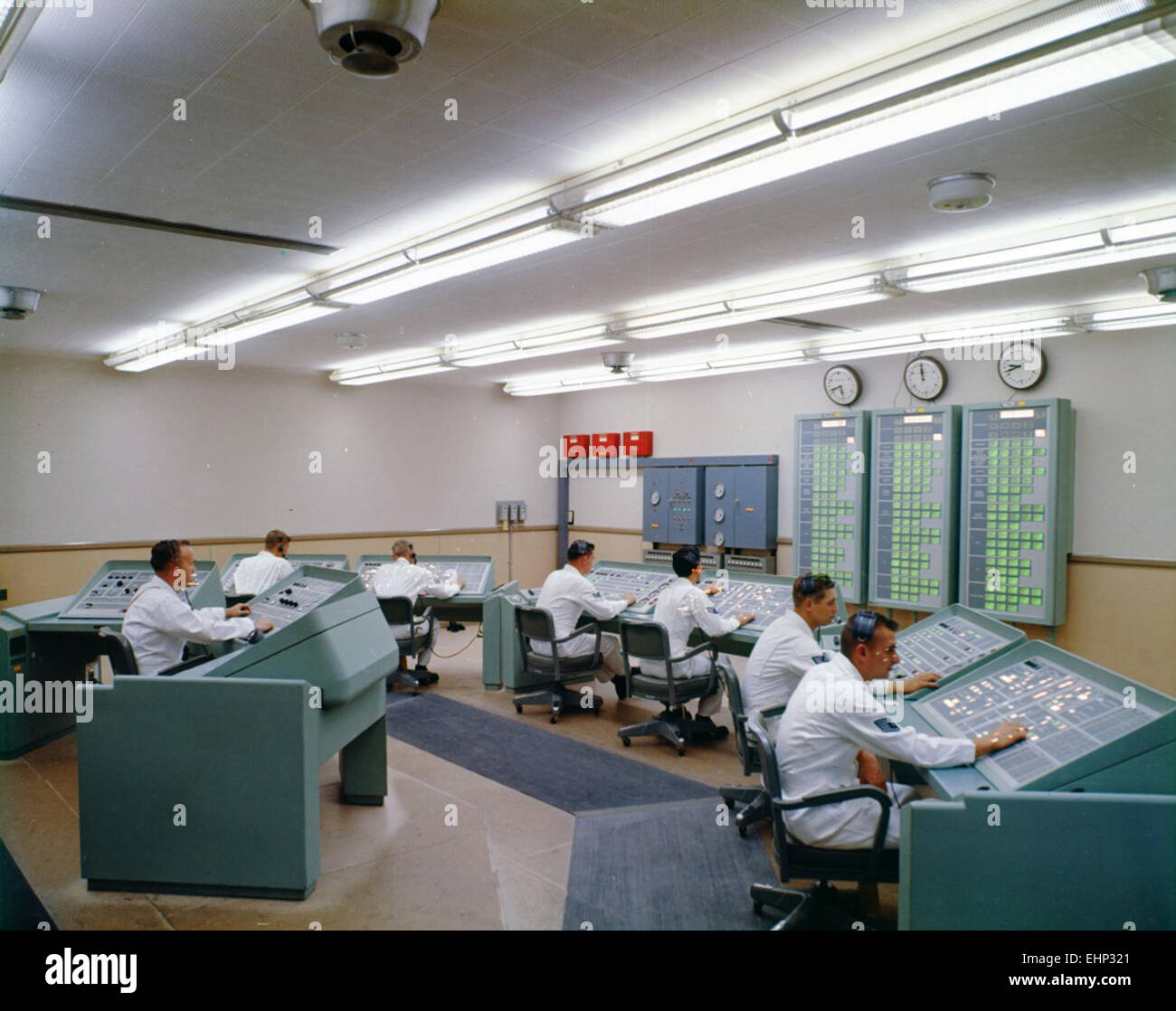 This image depicts missile training operations at a launch control ...