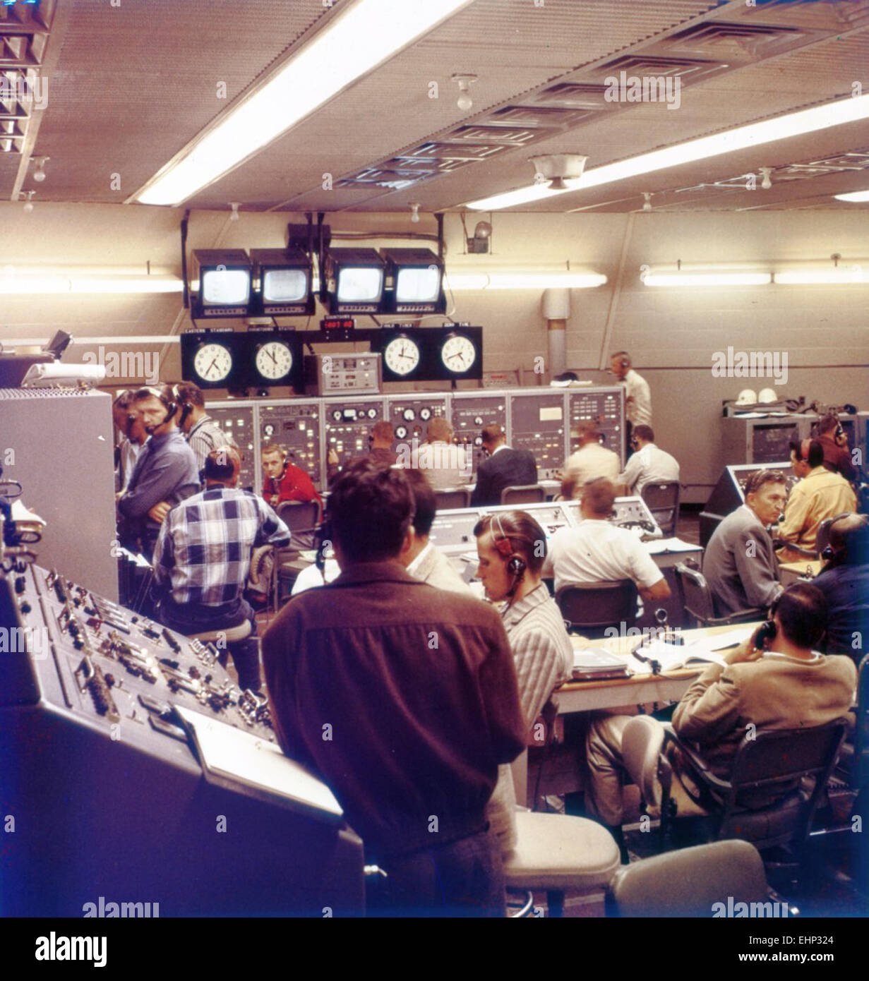 A historical photograph of U.S. military missile training at Blockhouse ...