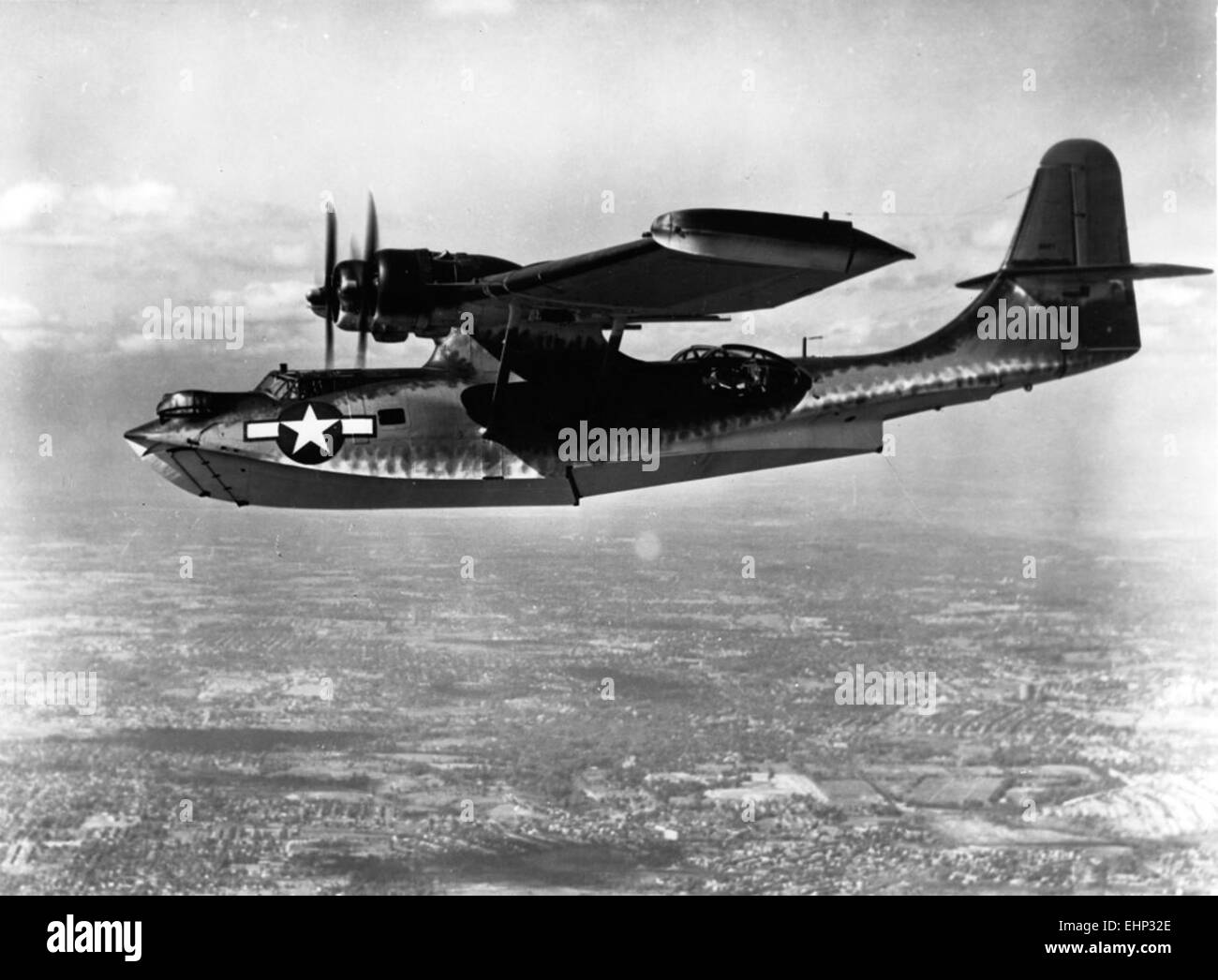 A photograph of the Naval Aircraft Factory PBN-1, a seaplane produced ...