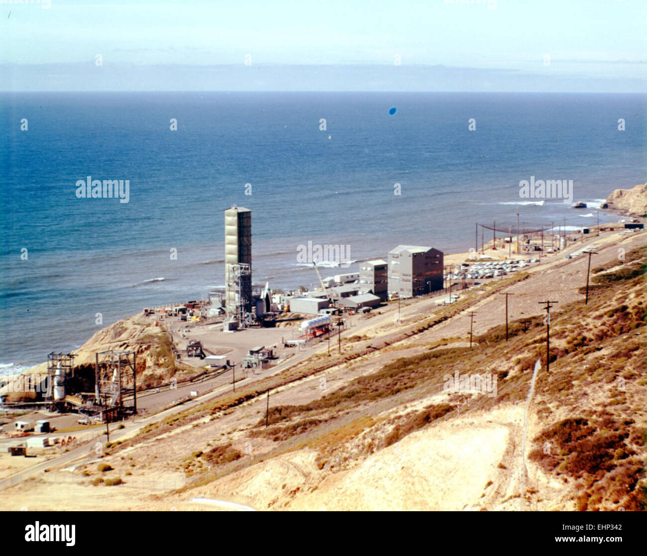 An aerial view of Point Loma, captured from an elevated position ...