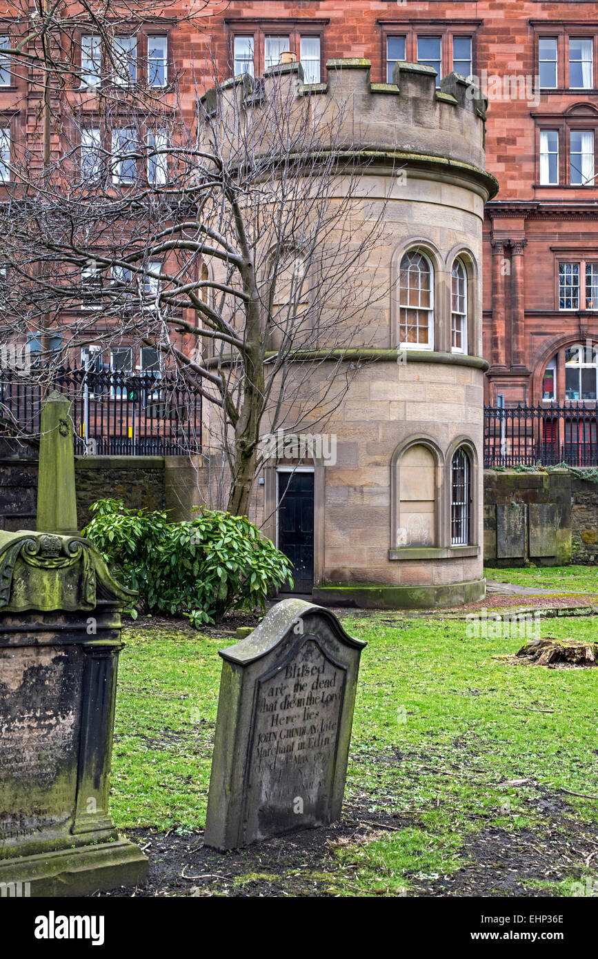 Graveyard watchtower edinburgh hi-res stock photography and images - Alamy