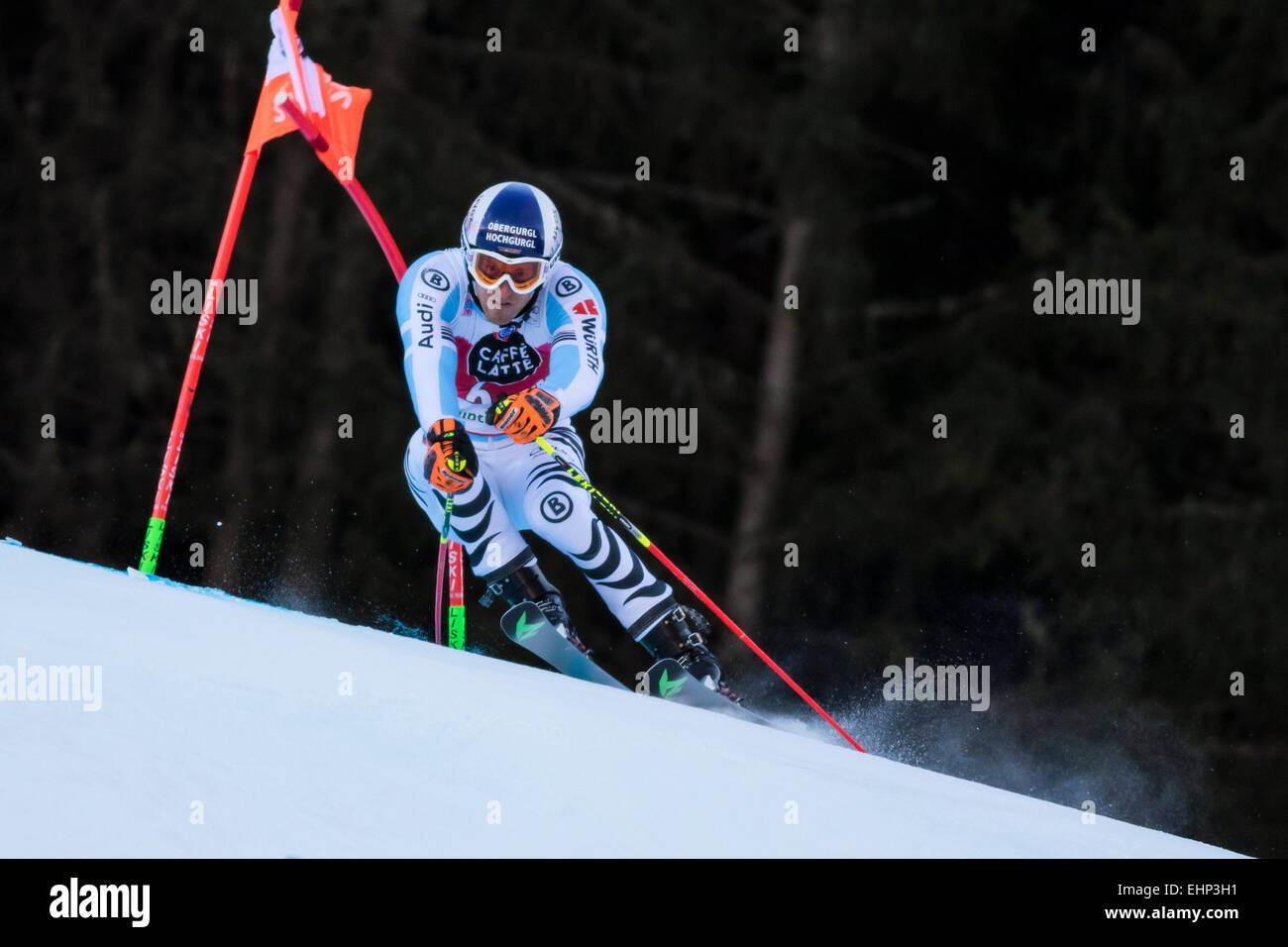 Val Badia, Italy 21 December 2014. DOPFER Fritz (Ger) competing in the ...