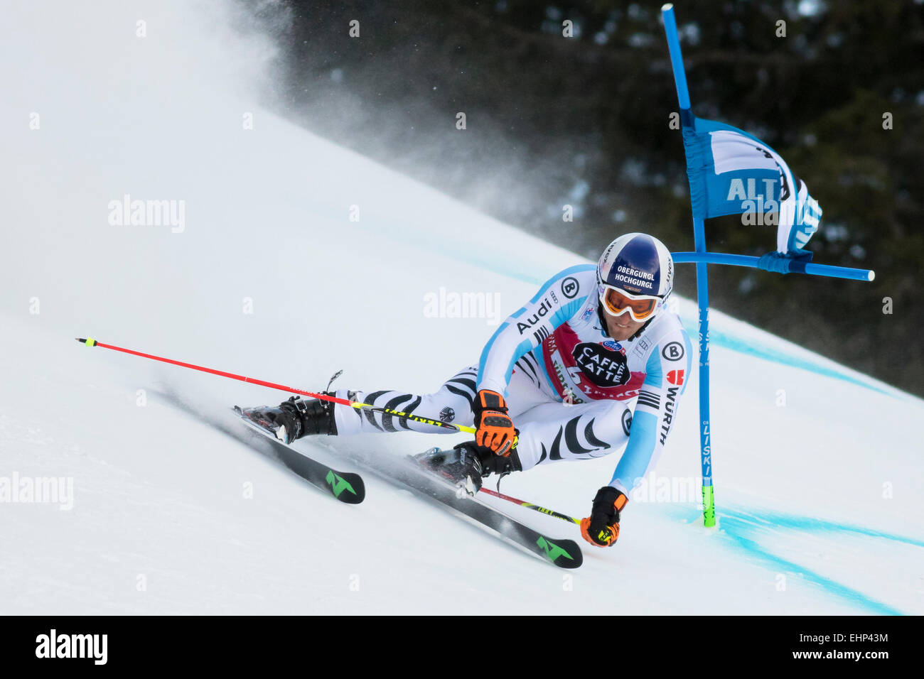 Val Badia, Italy 21 December 2014. DOPFER Fritz (Ger) competing in the ...
