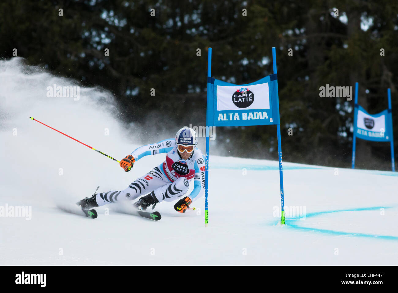 Val Badia, Italy 21 December 2014. DOPFER Fritz (Ger) competing in the ...