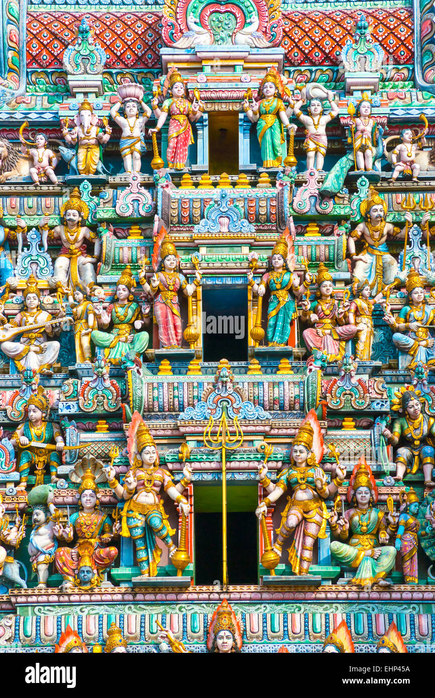 Beautiful details indian temple hi-res stock photography and images - Alamy