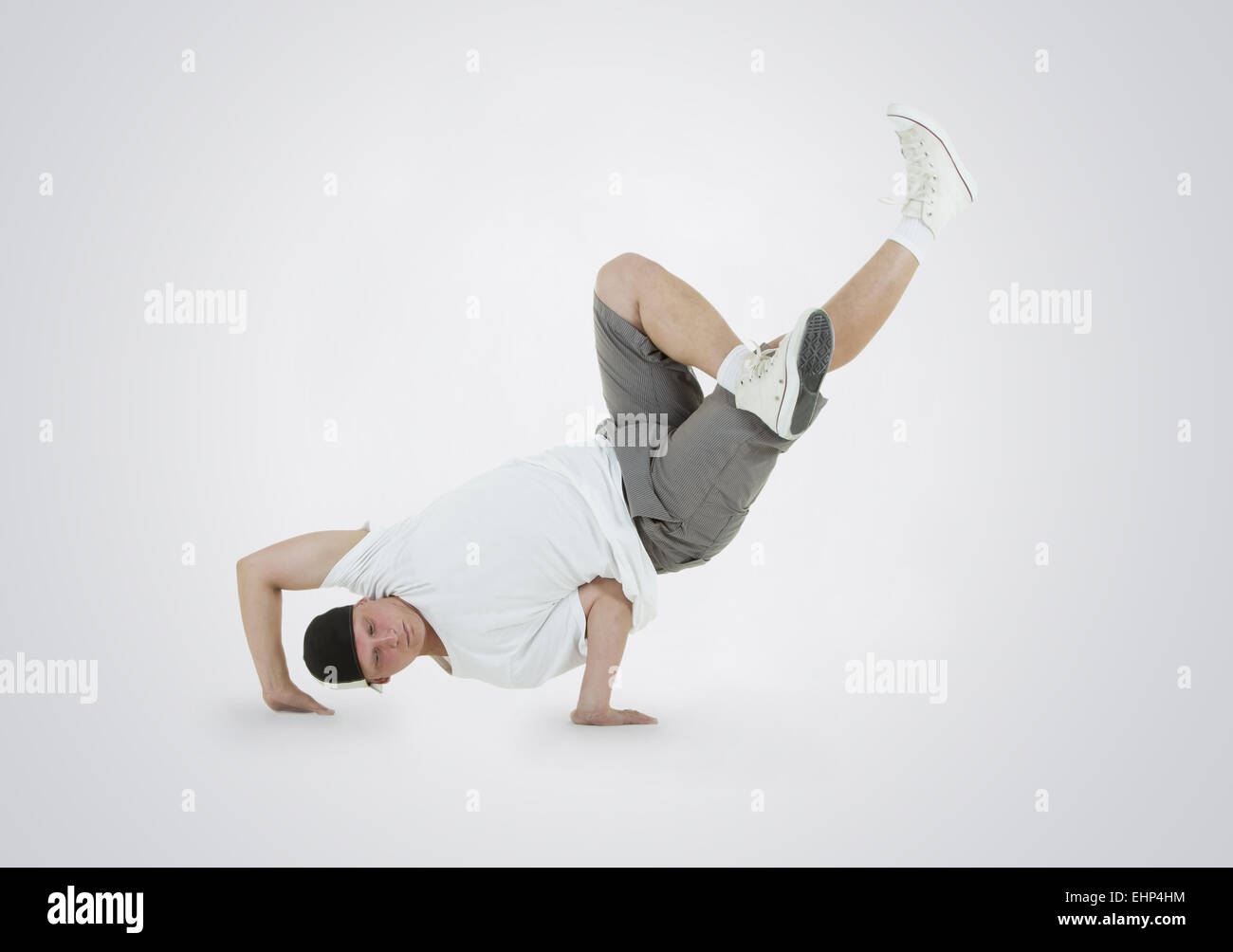 Teenager dancing breakdance in action Stock Photo - Alamy