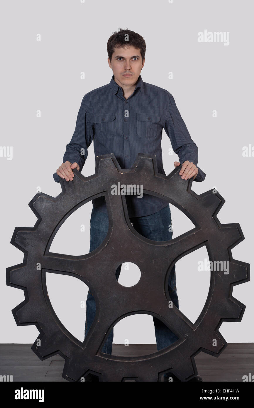 Large gear hi-res stock photography and images - Alamy