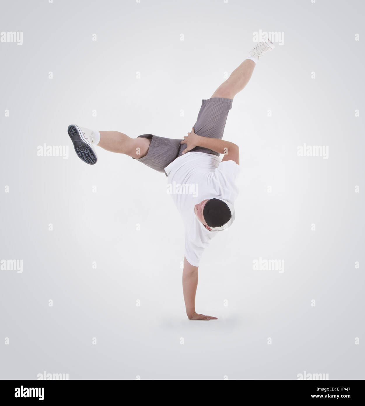 Teenager dancing breakdance in action Stock Photo - Alamy