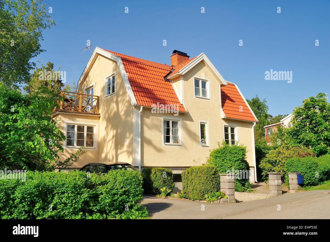 Swedish middle class home Stock Photo - Alamy