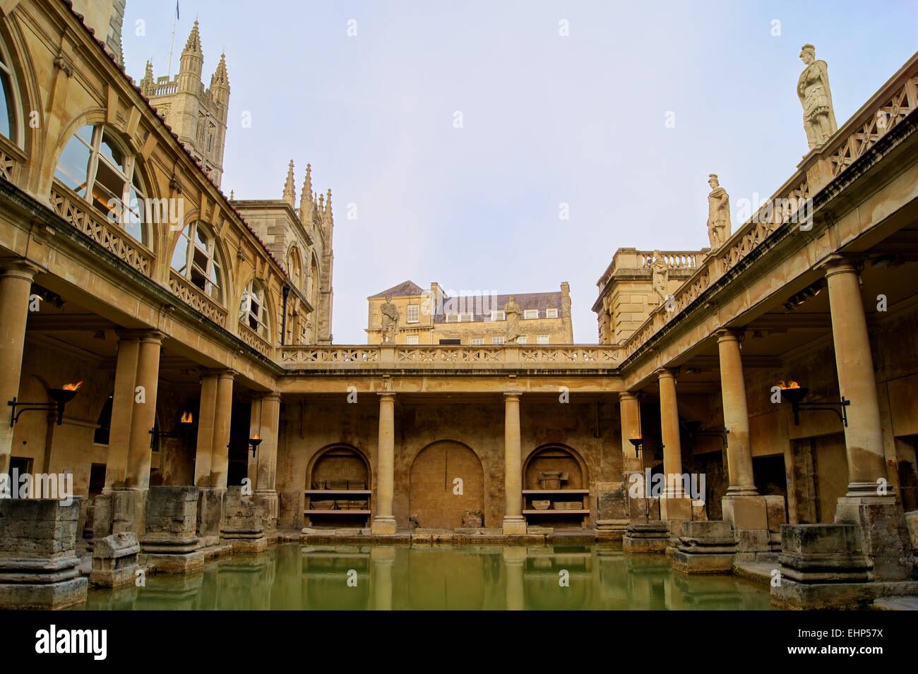 Roman baths at bath hi-res stock photography and images - Alamy