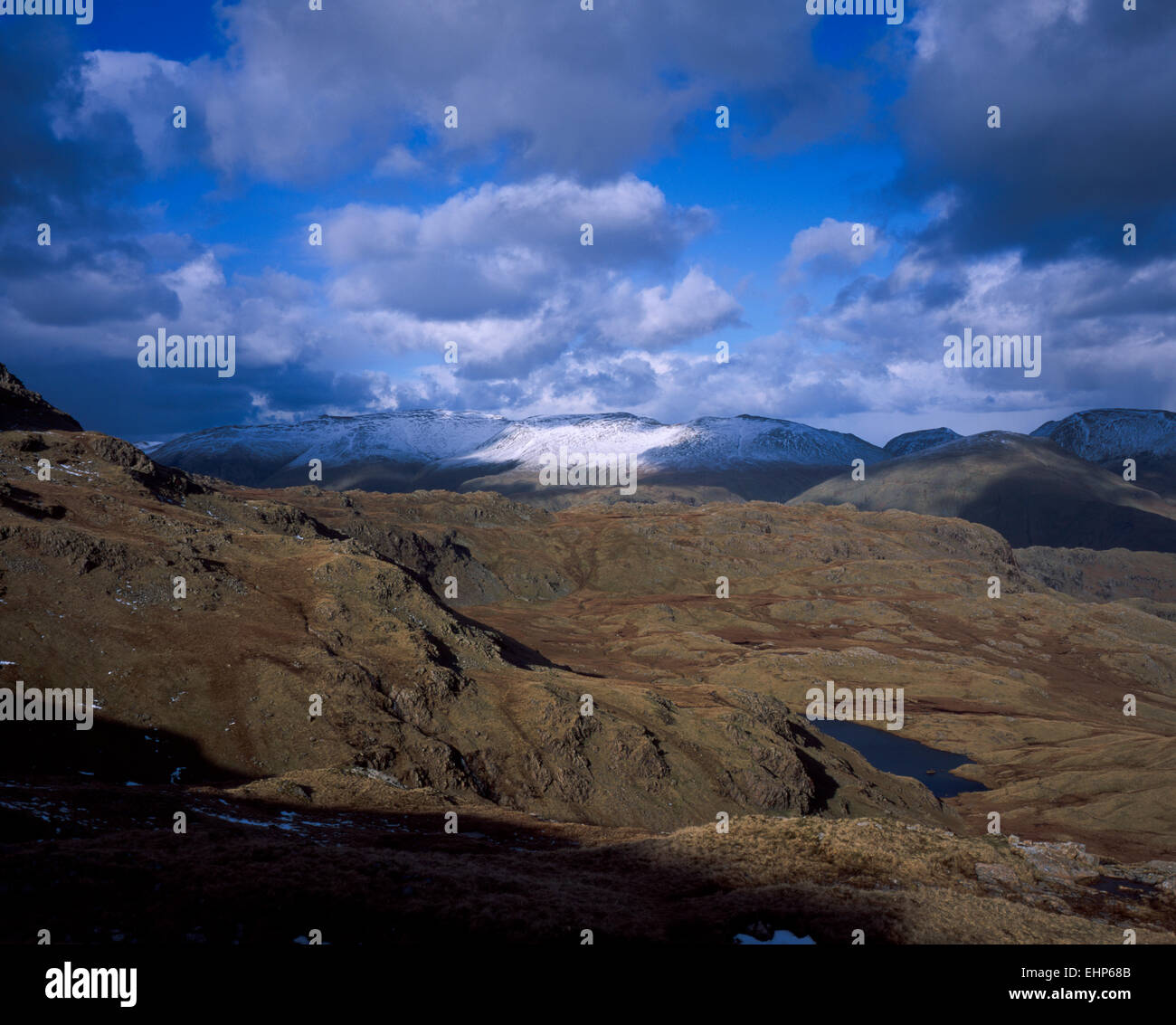 Landscape view helvellyn mountain path hi-res stock photography and ...