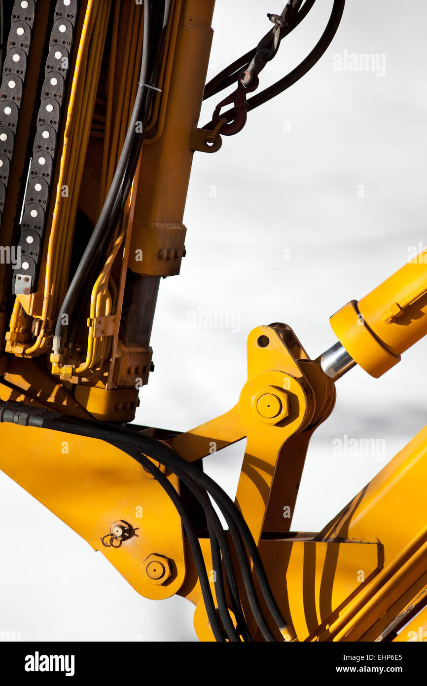 Close up of a machine on a construction site Stock Photo - Alamy