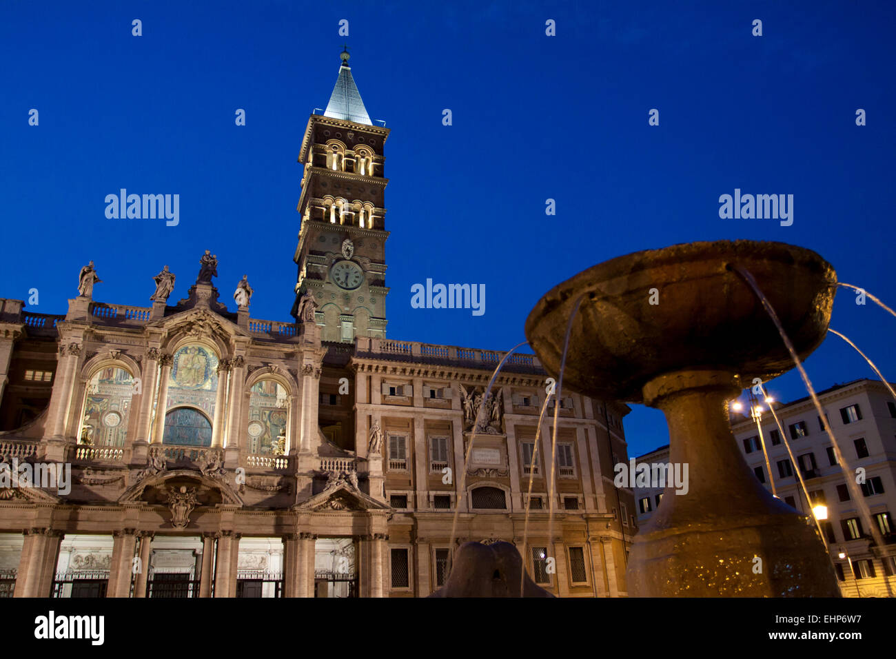 The Basilica of Saint Mary Major (Basilica di Santa Maria Maggiore) in ...