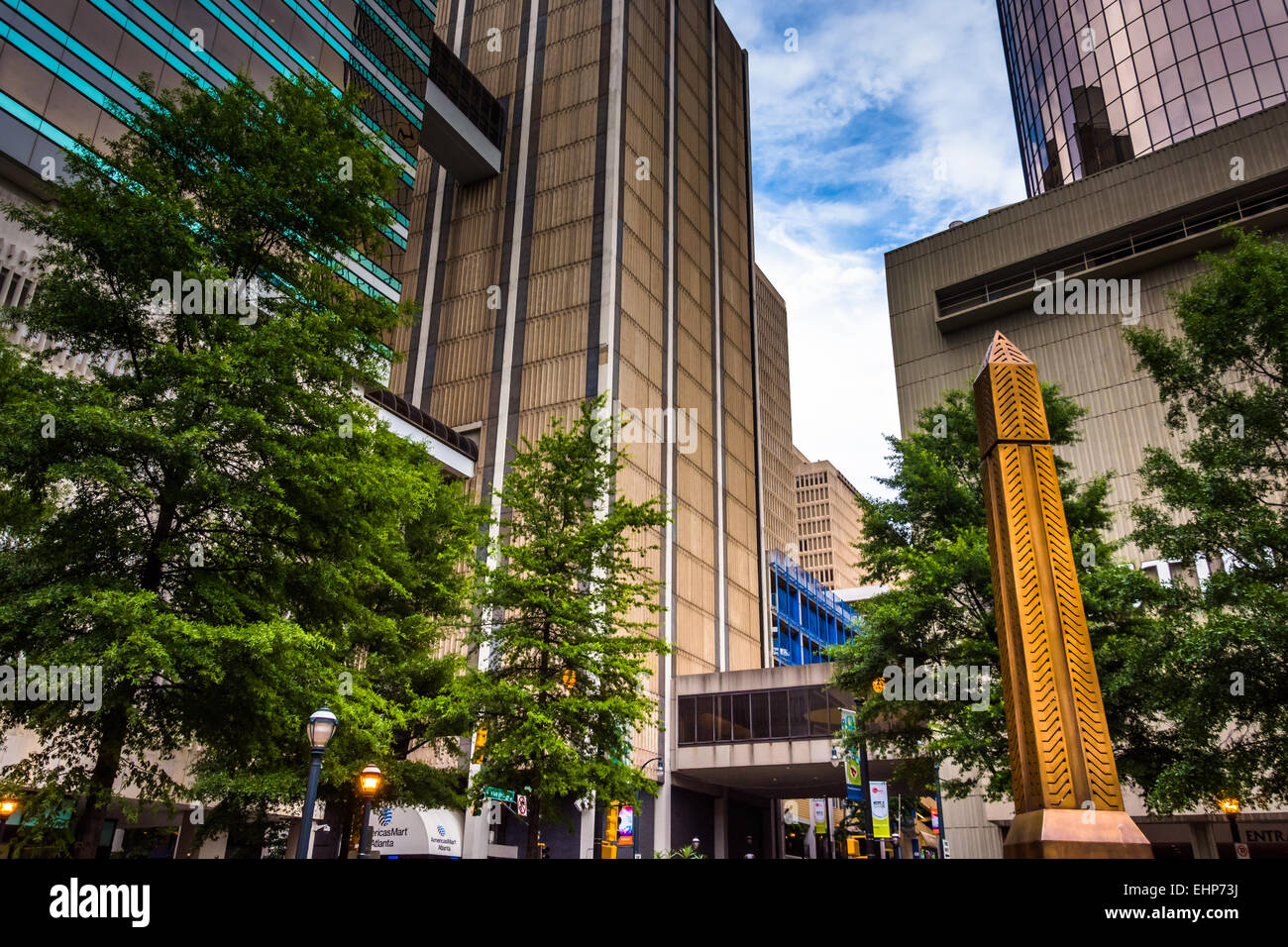 Buildings in downtown Atlanta, Georgia Stock Photo - Alamy