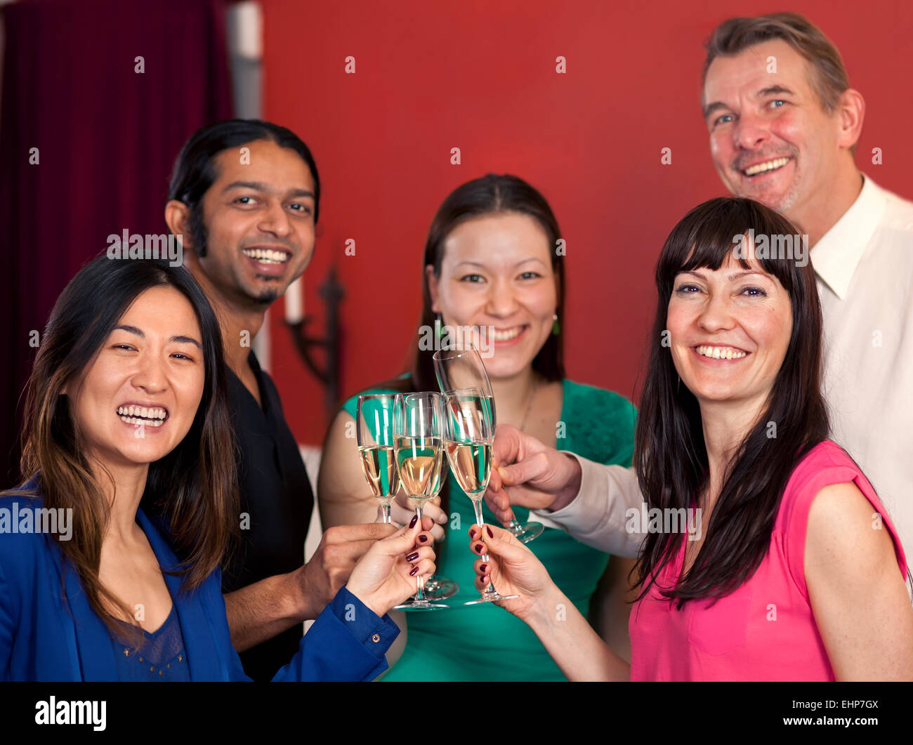 Celebrating and toasting hi-res stock photography and images - Alamy