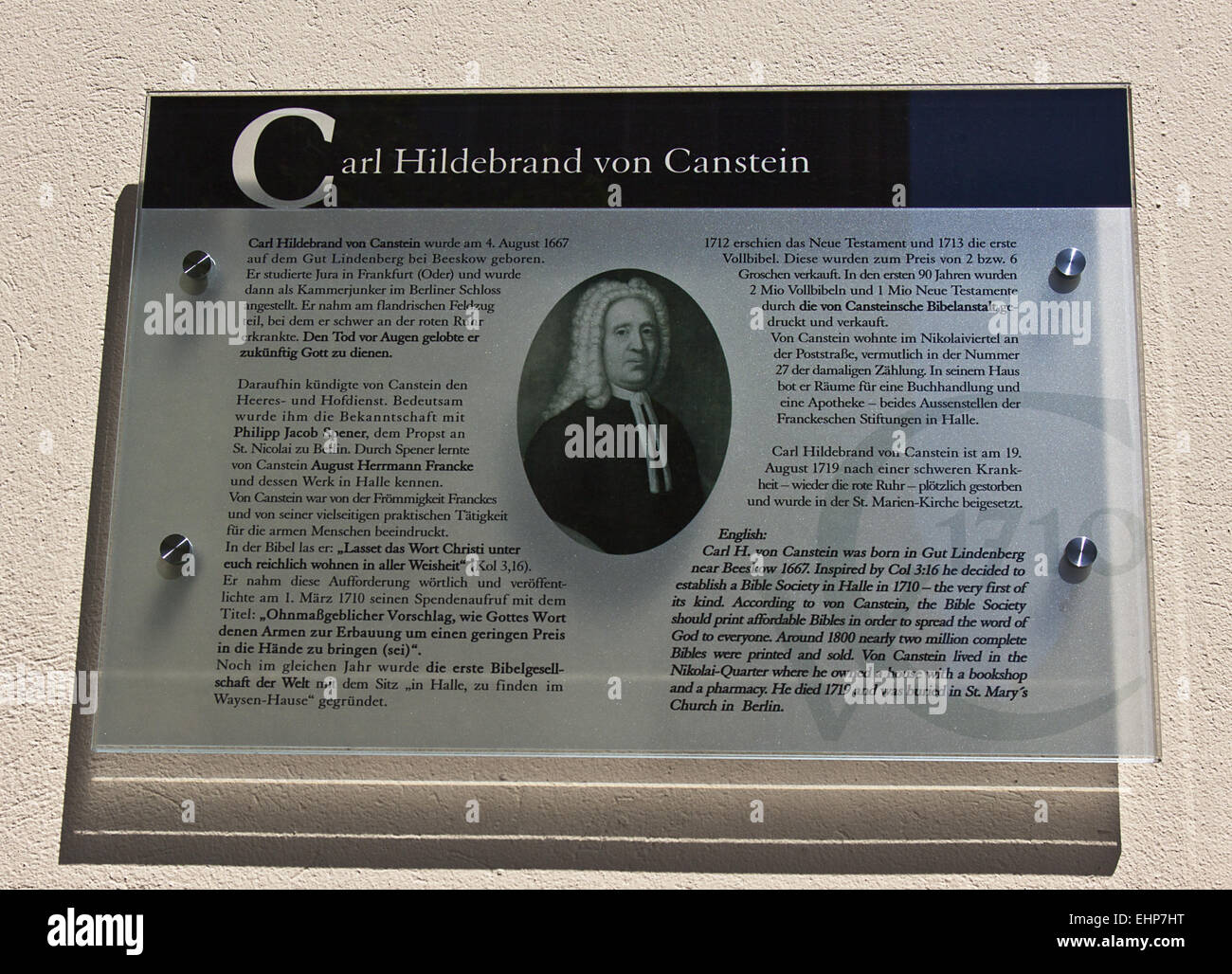 Cansteinscher hi-res stock photography and images - Alamy