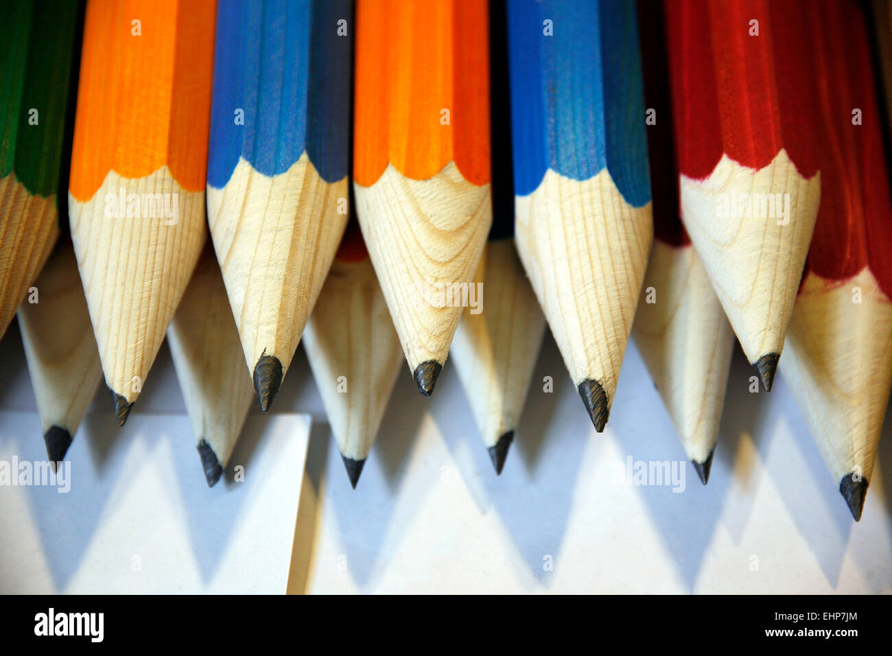 Color pencils. Texture or background Stock Photo - Alamy