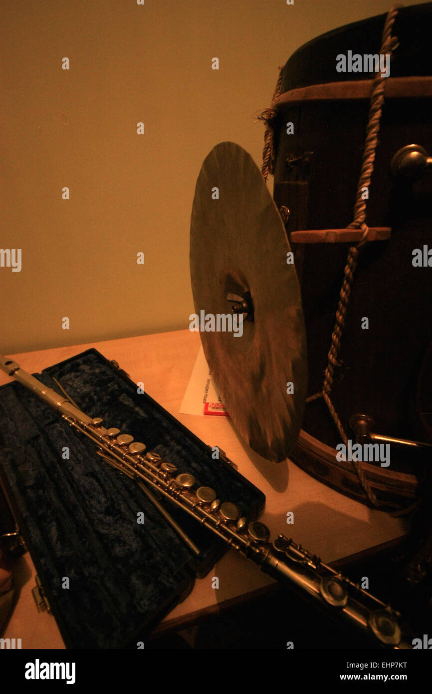 Old wind instruments hi-res stock photography and images - Alamy