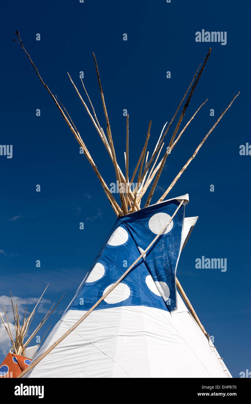 Painted teepees hi-res stock photography and images - Alamy