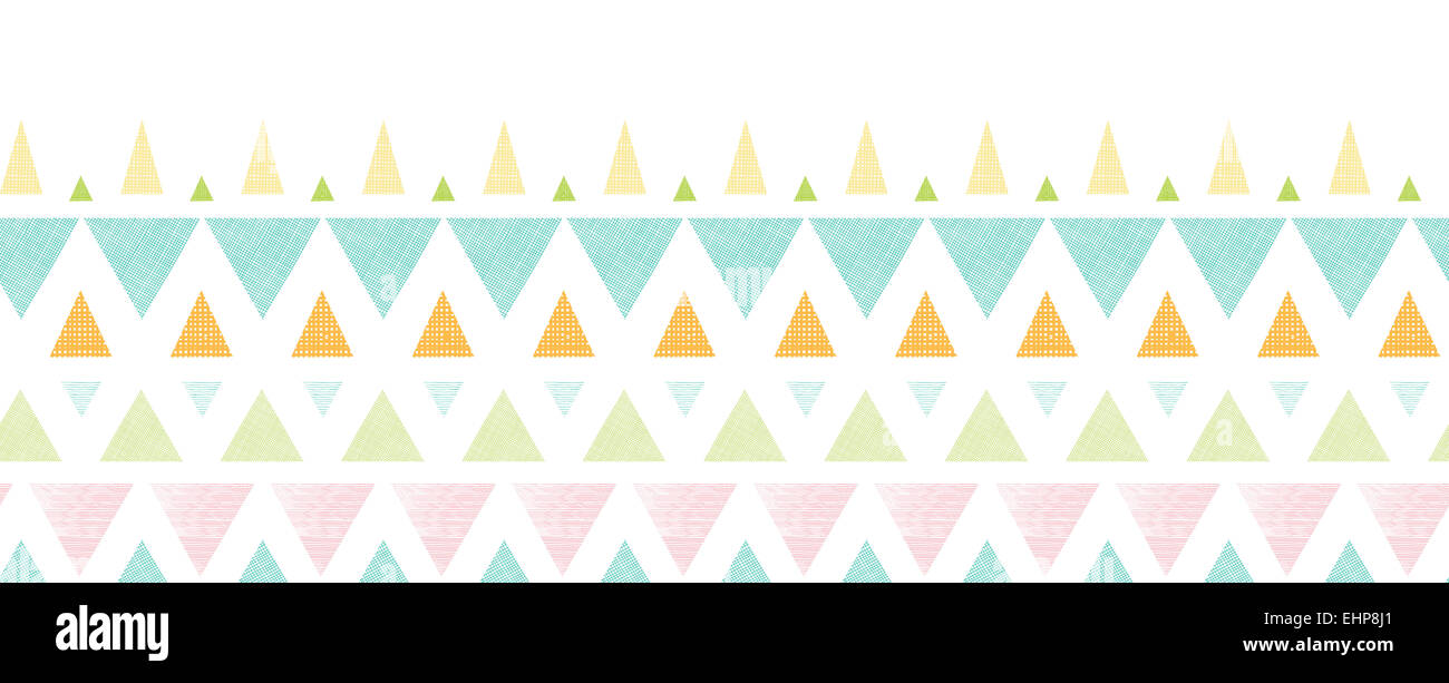 Abstract ikat triangles stripes horizontal seamless pattern background Stock Photo - Alamy