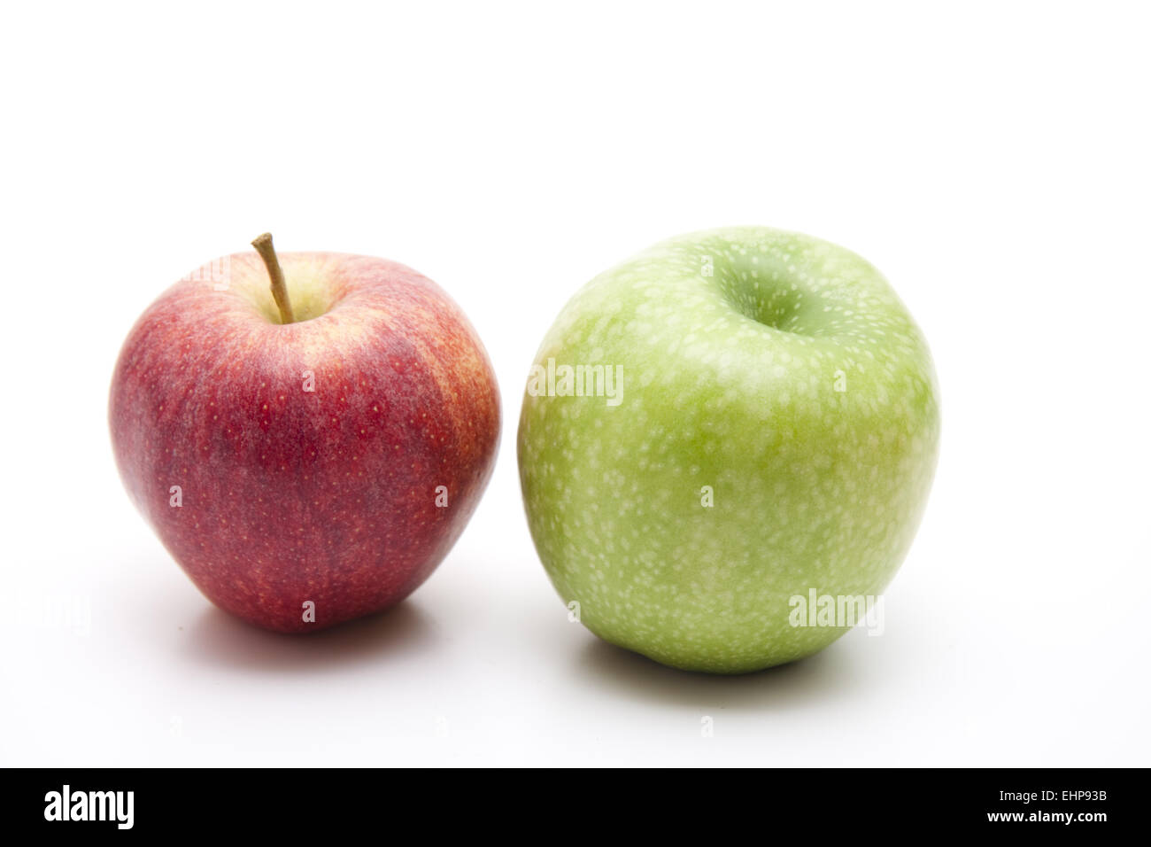 Red and green apple Stock Photo - Alamy