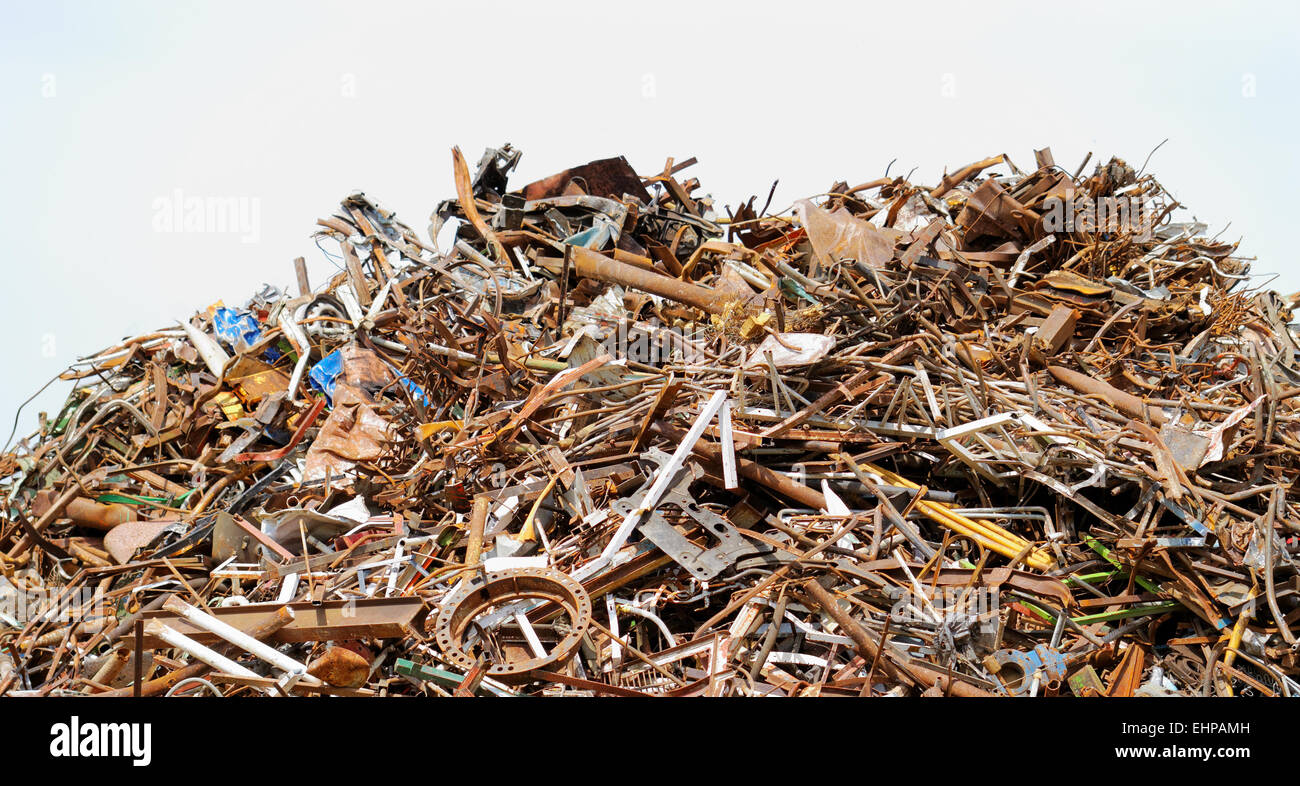 scrap metal processing industry Stock Photo - Alamy