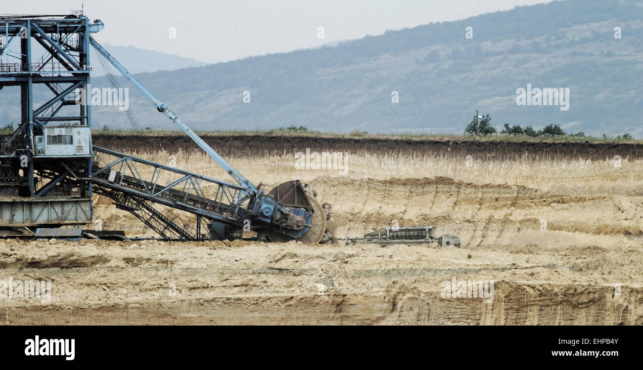 Open pit mining scar hi-res stock photography and images - Alamy