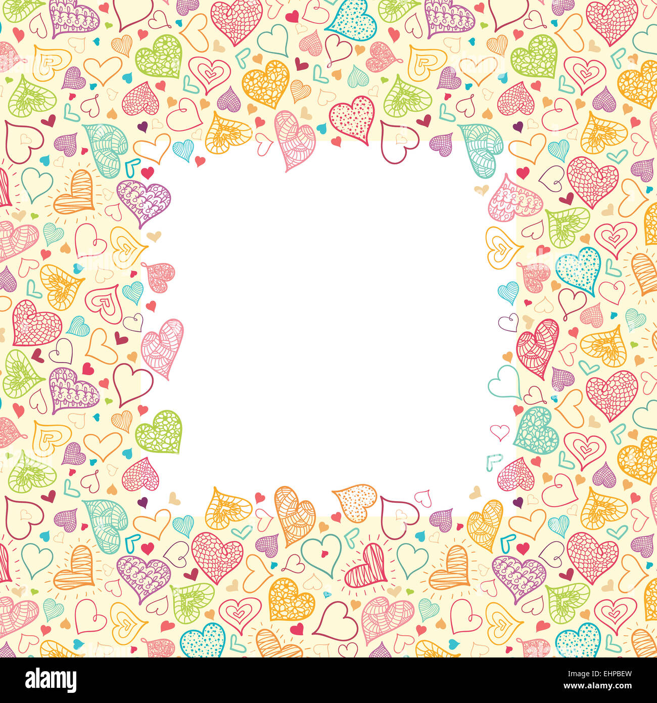 Heart Border Vertical